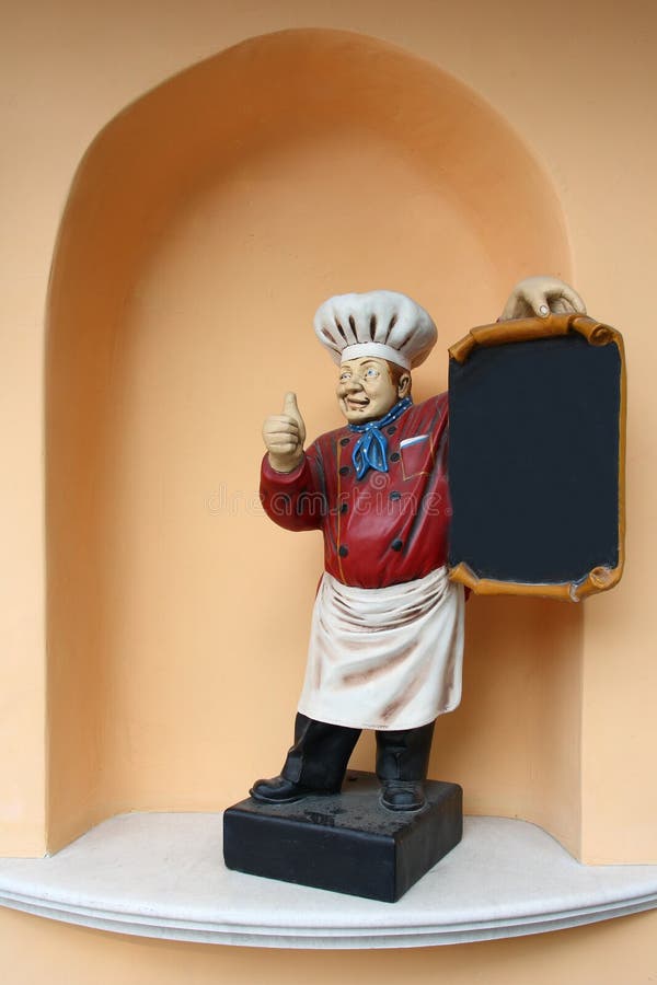 Cook statue stock photo. Image of cook, cooking, restaurant - 7609564