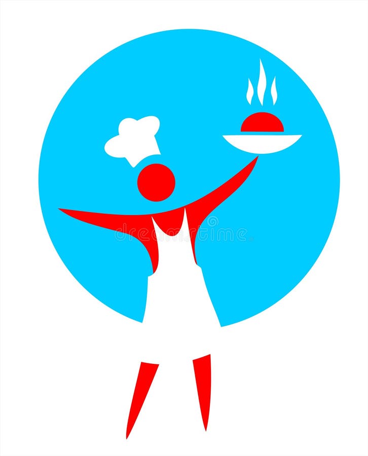 Cook symbol stock vector. Illustration of personnel, supper - 2712019