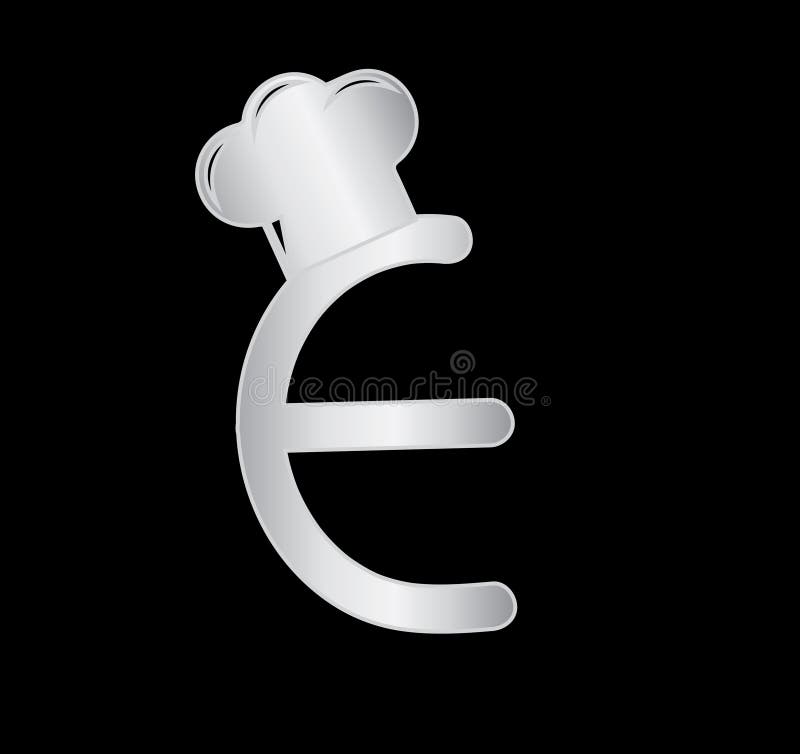 Cook Themed Alphabet Design Concept: E Stock Vector - Illustration of ...