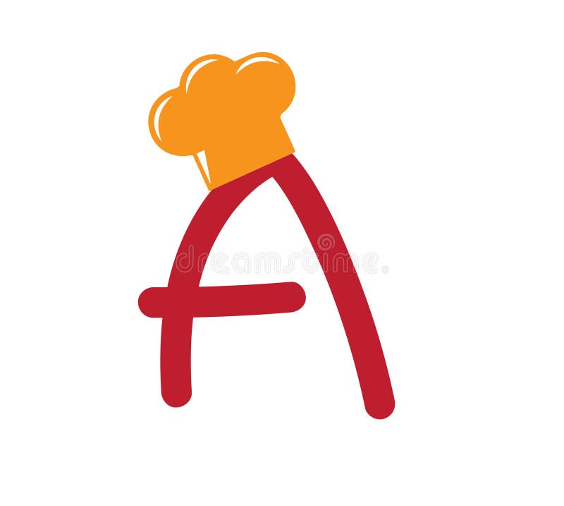 Cook Themed Alphabet Set stock illustration. Illustration of chef ...