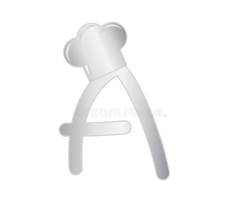 Cook Themed Alphabet Design Concept: a Stock Vector - Illustration of ...