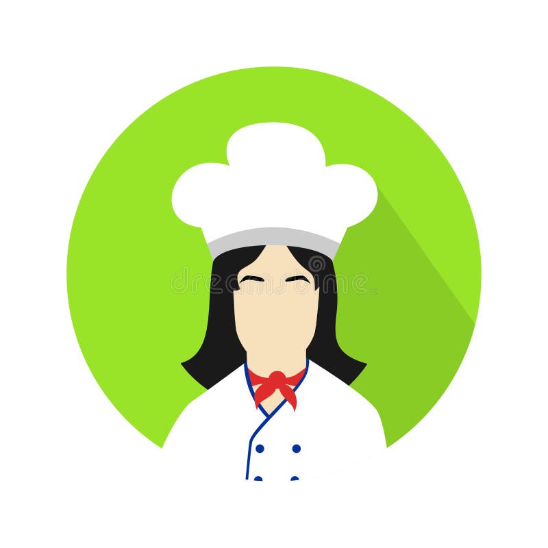 Cook woman icon stock vector. Illustration of kitchen - 82091345