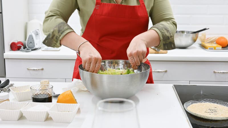 Cook at Work in the Kitchen. Cook in the Kitchen Stock Image - Image of ...