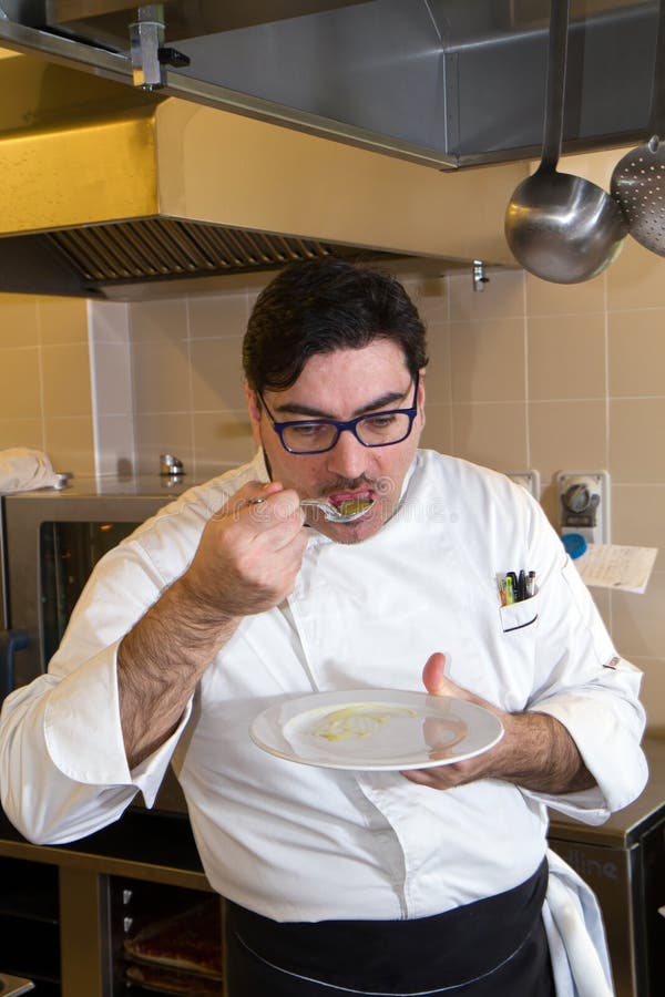 Cook stock photo. Image of chef, bowl, dish, male, occupation - 41012368