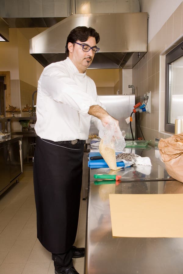 Cook stock photo. Image of pastries, gourmet, professional - 35691338