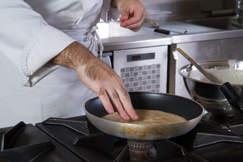 Cook at work stock photo. Image of gourmet, decoration - 69399266