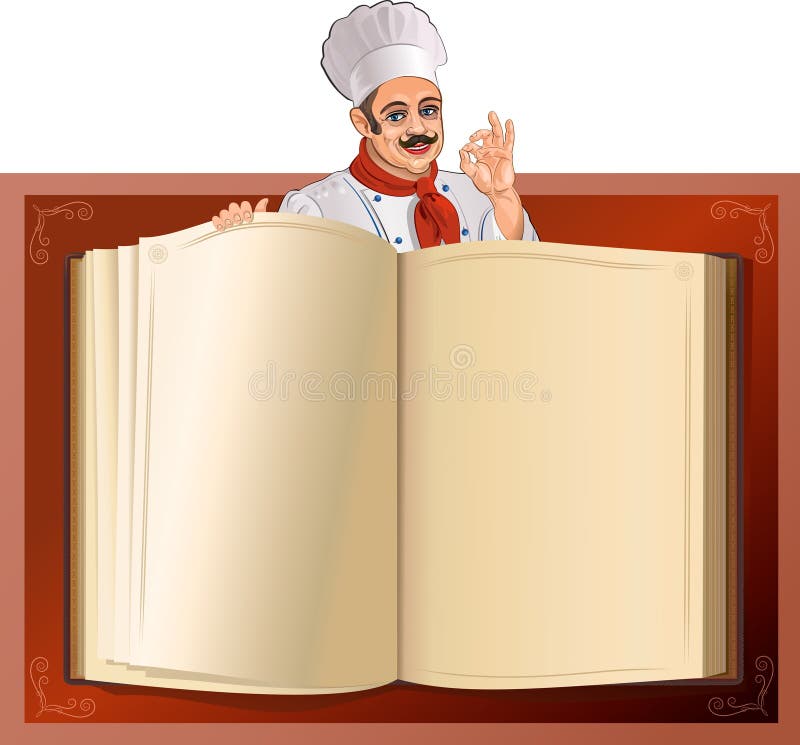 Cookbook stock illustratie. Illustration of twee, schotel - 64091306