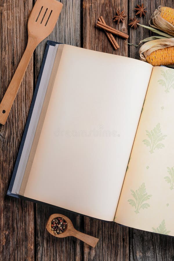 Cookbook on the table stock image. Image of table, cookbook - 59170707
