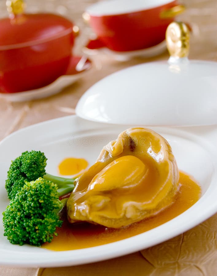 Cooked Abalone and Vegetable Stock Image - Image of soft, aromatic: 2268203