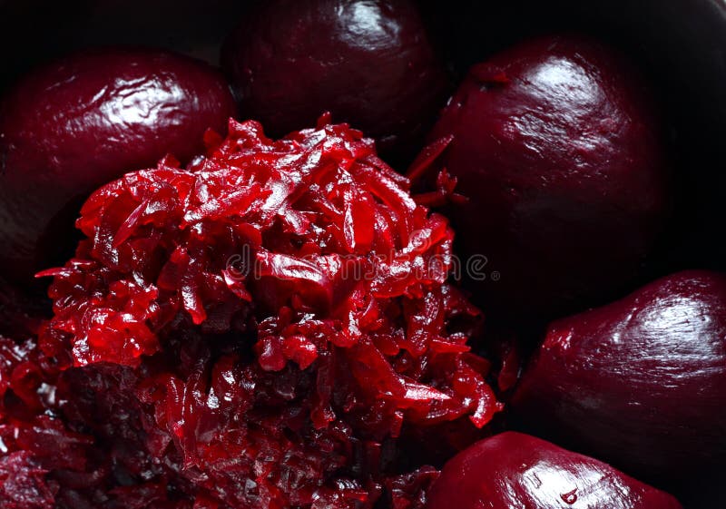 Cooked beetroot stock photo. Image of close, shredded - 26284516