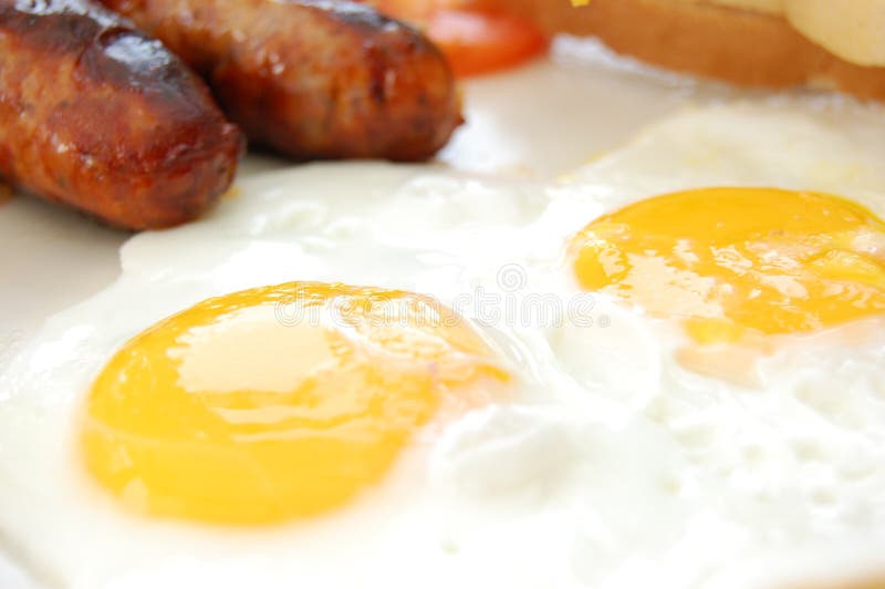 Cooked breakfast stock image. Image of continental, close - 11654883