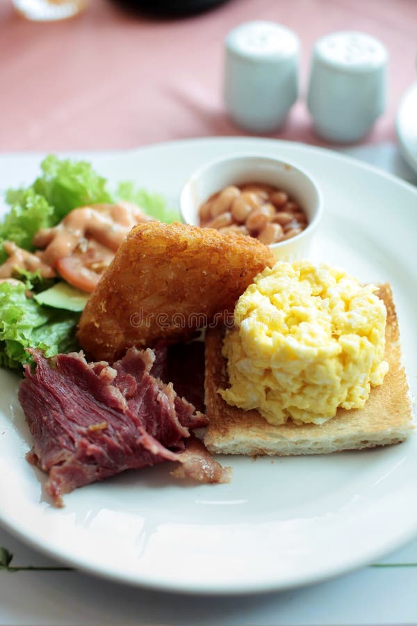 Cooked breakfast stock photo. Image of fried, breakfast - 36133014