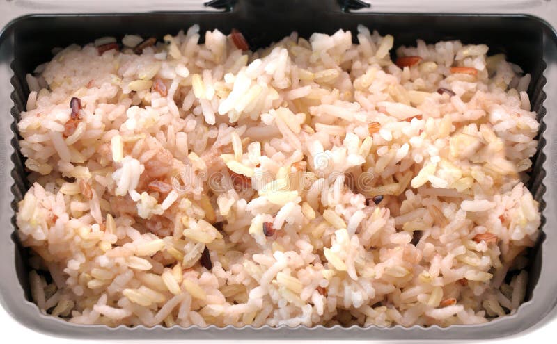Cooked brown rice stock image. Image of thailand, healthy - 84031997
