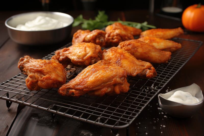 Cooked Wings Icon Cartoon Vector. Hot Fast Food Stock Vector ...