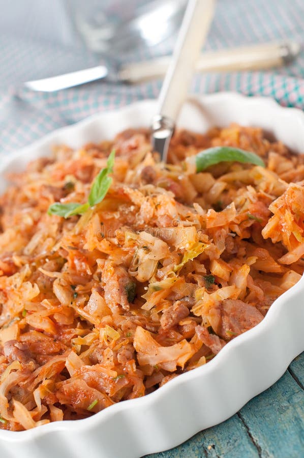 Cooked cabbage stock photo. Image of lunch, ingredient - 26890704