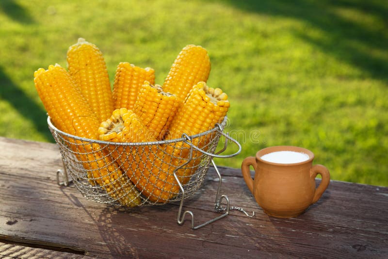 Cooked corn stock image. Image of healthy, food, gold - 54197787