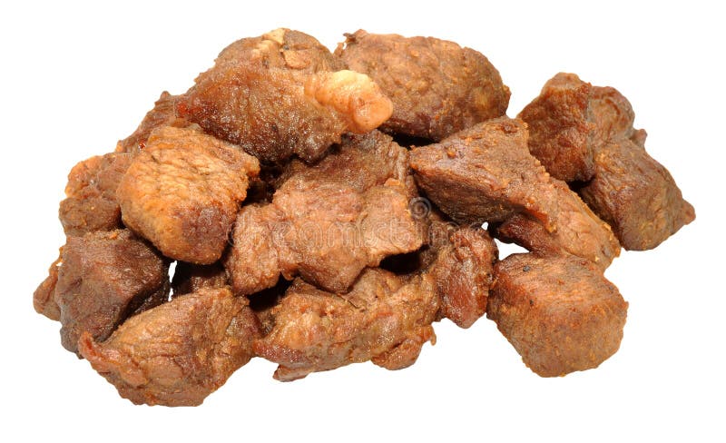 Cooked Diced Beef stock image. Image of diced, pile, beef - 53106959