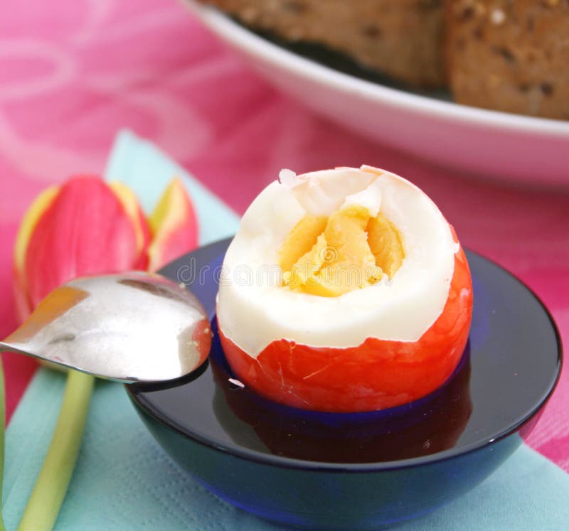 Cooked egg stock image. Image of freshness, cooked, eastern - 37191575