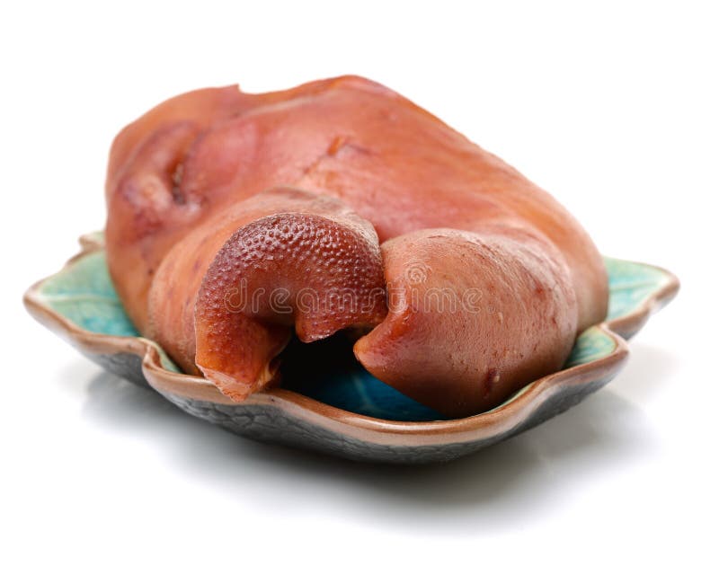 Cooked the face of the pig stock image. Image of body - 118665509