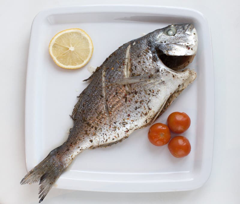 Cooked fish stock photo. Image of catch, tasty, ingredient - 28766198