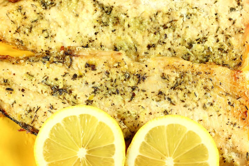 Cooked fish stock photo. Image of fried, salmon, fish - 29650518