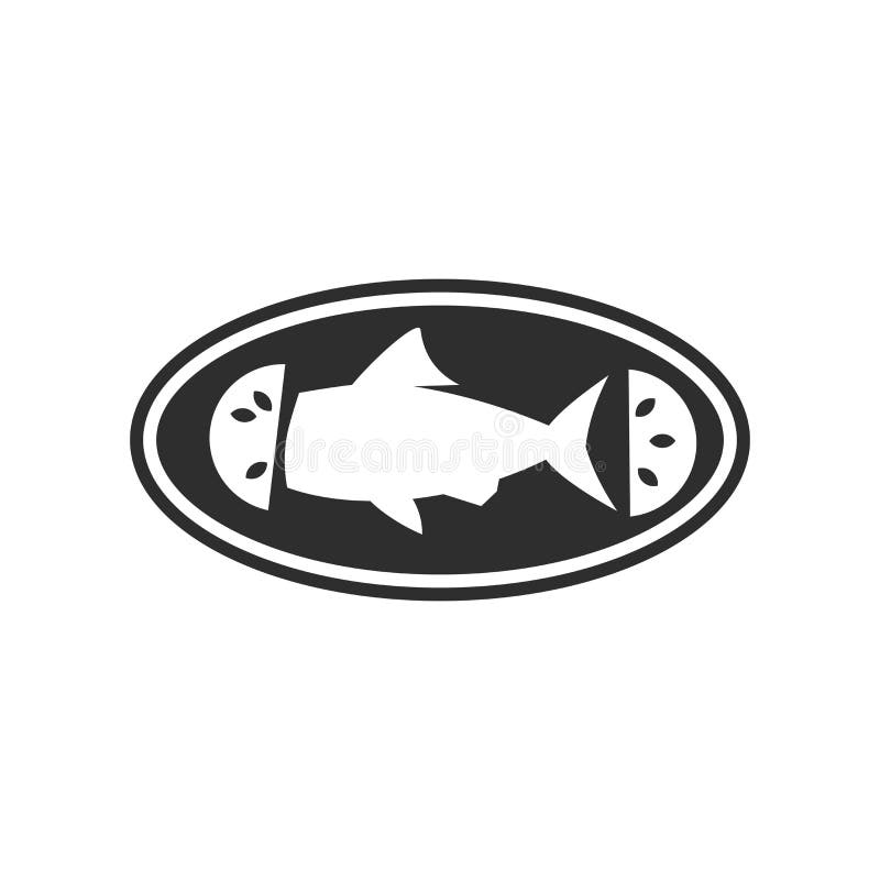 Cooked Fish Icon Vector Sign and Symbol Isolated on White Background ...