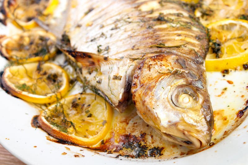 Cooked fish stock image. Image of gourmet, fresh, state - 22973919