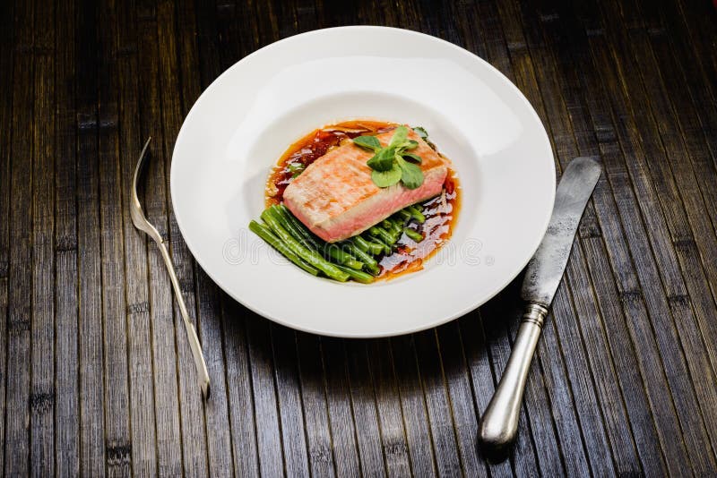 Cooked fish stock photo. Image of vegetables, fillet - 54309534