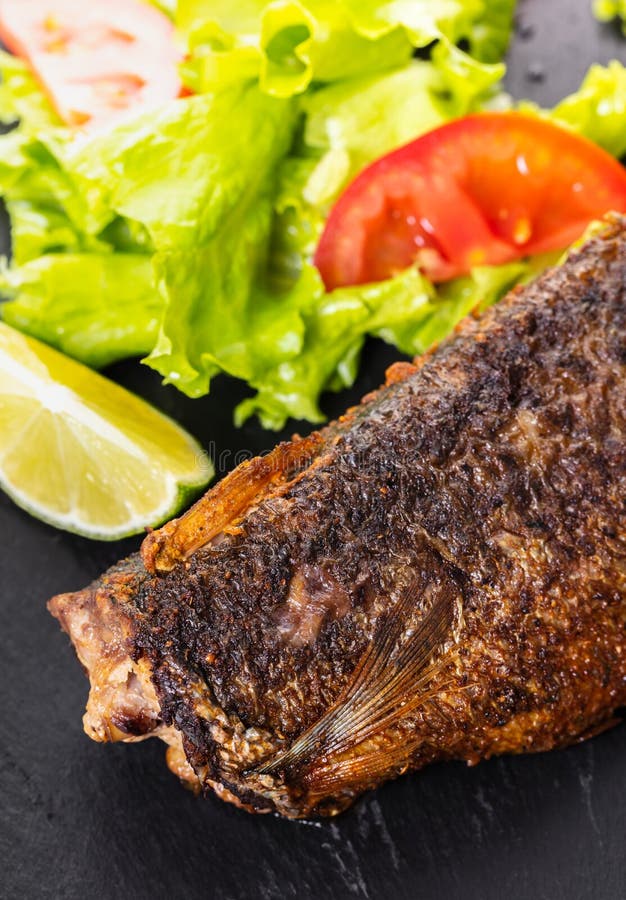 Cooked fish stock image. Image of food, appetizer, dining - 24099111