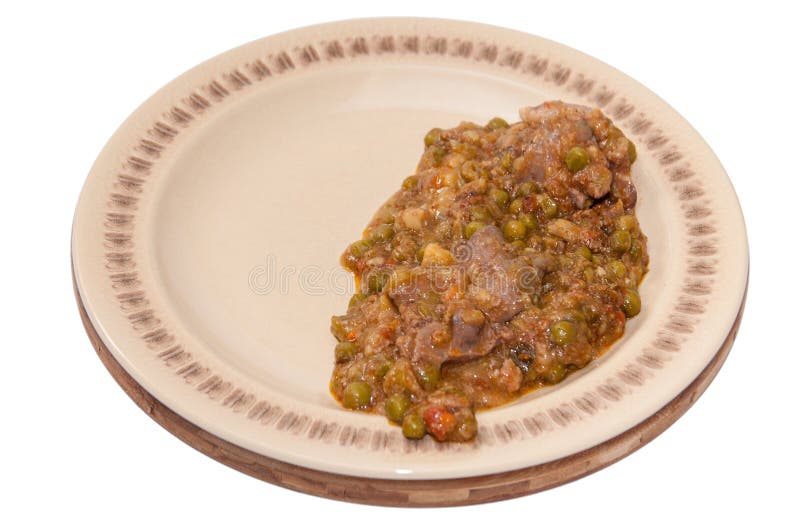 Cooked Green Peas and Chicken Liver Stock Photo - Image of peas, green ...