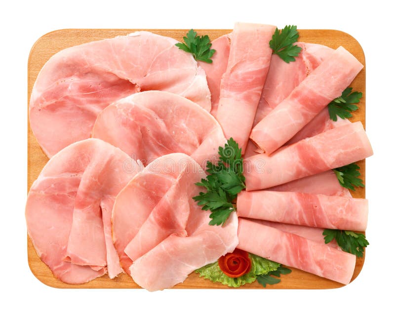 Cooked ham stock photo. Image of dinner, italian, diet - 25347214