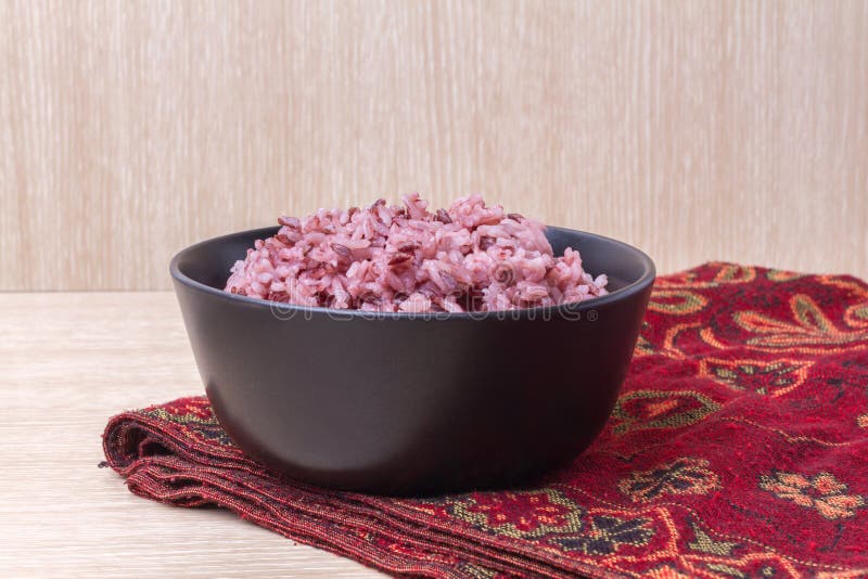 Cooked Jasmine Rice Mixed Rice Berry. Stock Image - Image of culture ...