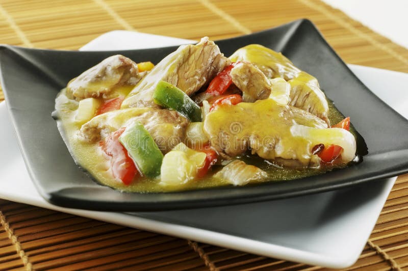 Cooked Madras Style Curry Beef Stock Photo - Image of oriental, meal ...