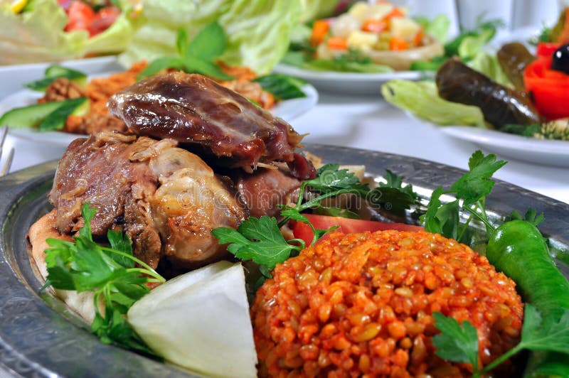 Cooked meat stock image. Image of calories, cooked, bread - 22123017