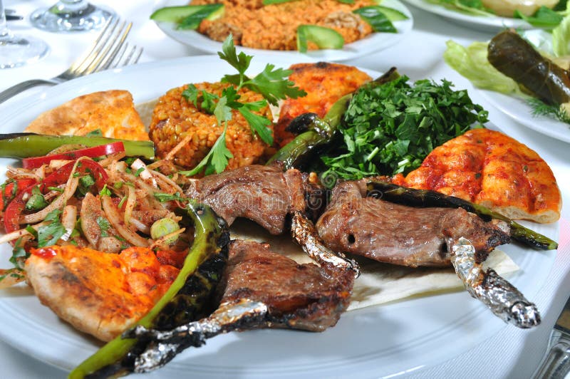 Cooked meat stock photo. Image of extravagant, delectable - 23294048