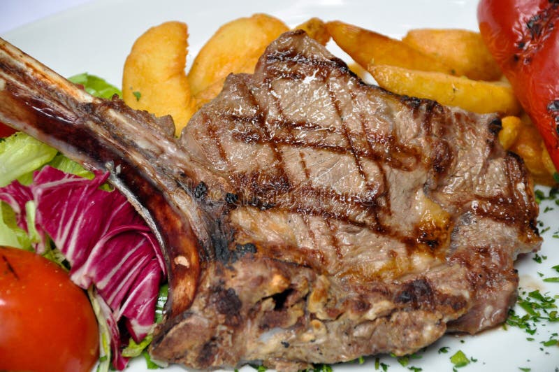 Cooked meat stock image. Image of calories, combination - 27413009