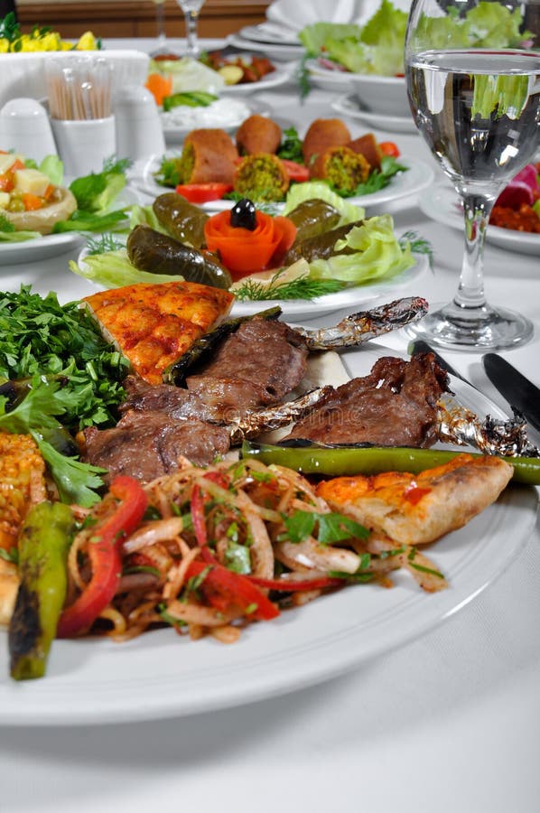 Cooked meat stock photo. Image of diet, arrangement, grill - 28552912