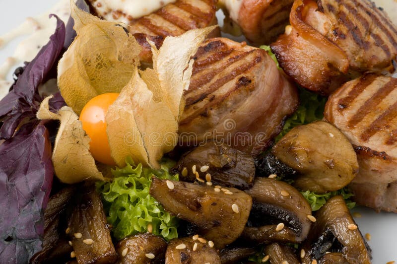 Cooked meat stock image. Image of luxury, ready, elegance - 6799331