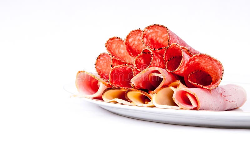 Cooked meat platter stock photo. Image of lunch, meat - 7711450