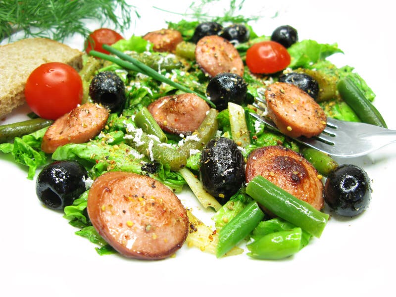 Cooked Meat with Vegetables Stock Image - Image of frying, color: 53502915