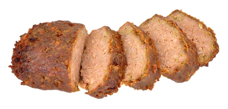 Cooked Meatloaf stock image. Image of loaf, beef, meat - 60615601