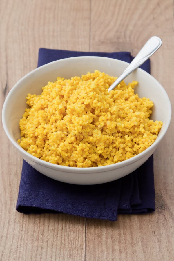Cooked Millet stock image. Image of vegetarian, grain - 18498257