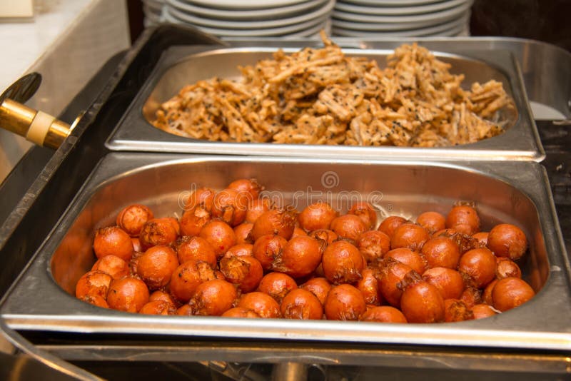 Chicken cocktail sausage stock photo. Image of processed - 92930104