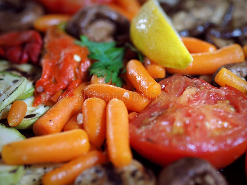 Cooked Mixed Vegetables Closeup Image Stock Photo - Image of cuisine ...