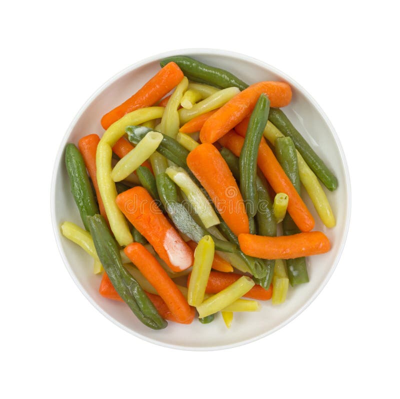 Variety of Cooked Vegetables Beautifully Presented Stock Photo - Image ...