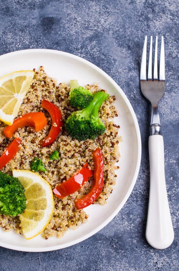 Cooked Multi Colored Quinoa Stock Image - Image of citrus, green: 114548155