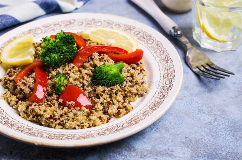 Cooked Multi Colored Quinoa Stock Photo - Image of fried, colors: 114547972