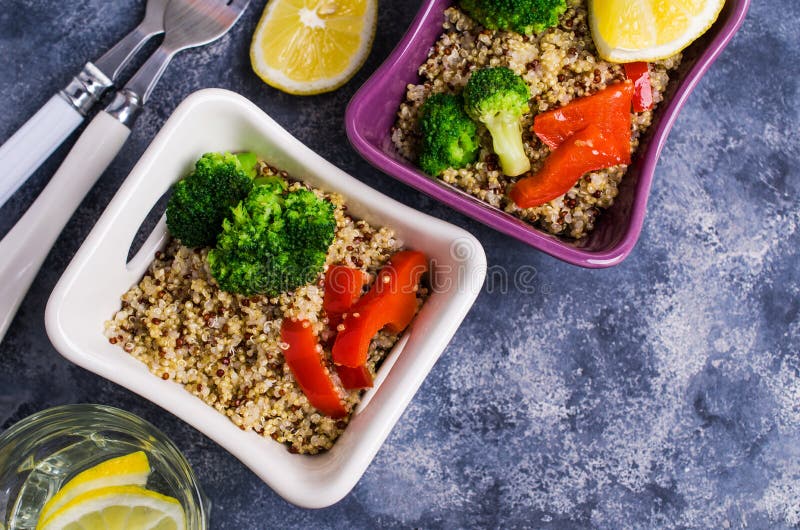 Cooked Multi Colored Quinoa Stock Photo - Image of kosher, fried: 114548366