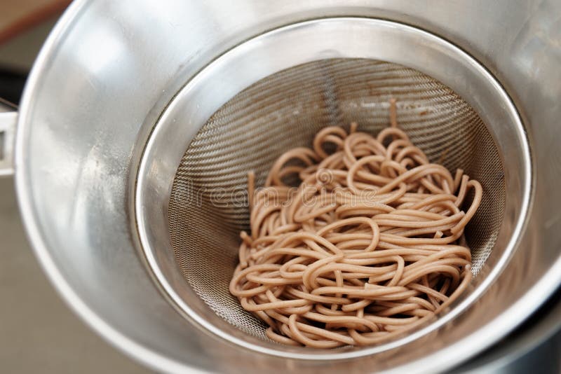 Noodles Being Cooked on Induction Stove Stock Photo - Image of ...