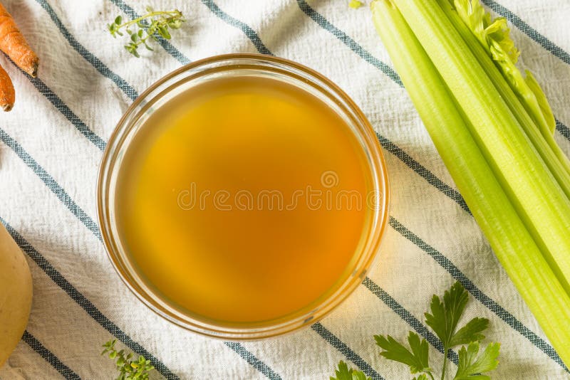 Cooked Organic Vegetable Broth Stock Image - Image of meal, potato ...